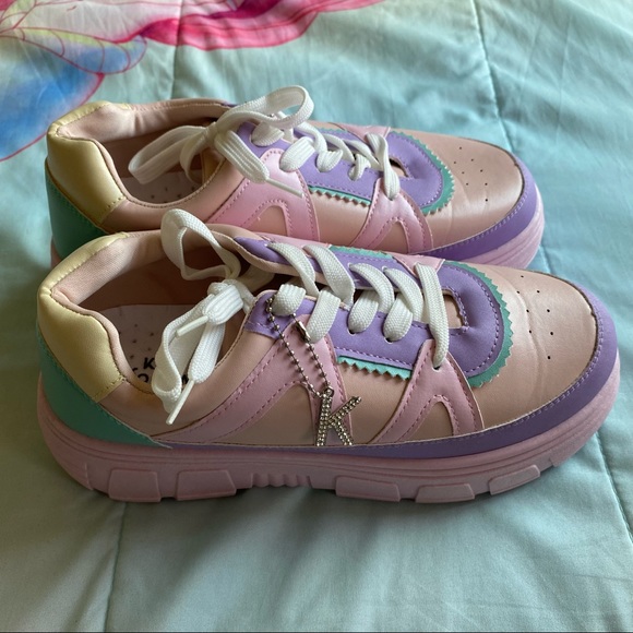 YRU | Shoes | Koi Footwear Kawaii Platform Trainers Sneakers Pastel ...